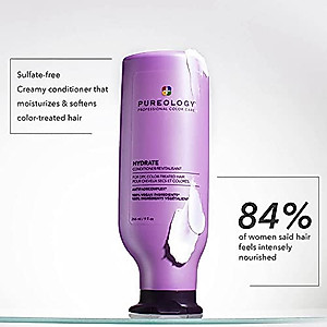 Pureology Hydrate Moisturizing Shampoo | For Medium to Thick Dry, Color Treated Hair | Sulfate-Free | Vegan