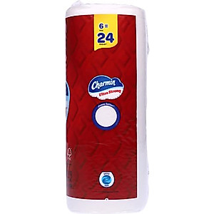 Charmin Ultra Strong Toilet Paper, 6 Mega Rolls = 24 Regular Rolls