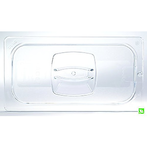 Rubbermaid Commercial Products Cold Food Standard Lid, 1/2 Size, Clear (FG128P23CLR)