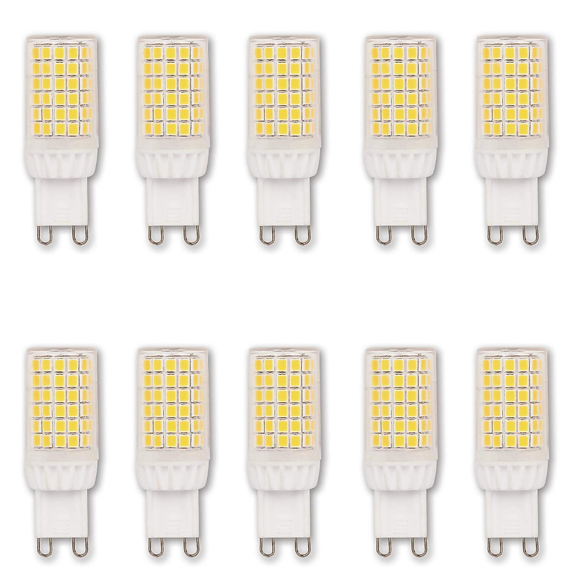 Westinghouse 5164120 G9 Base Dimmable Clear LED Light Bulb, 10-Pack, Warm White