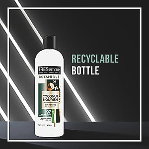 TRESemmé Conditioner Botanique Coconut Nourish 4 Count for Dry Hair And Damaged Hair 92% Natural Derived Ingredients with Professional Performance 16 oz