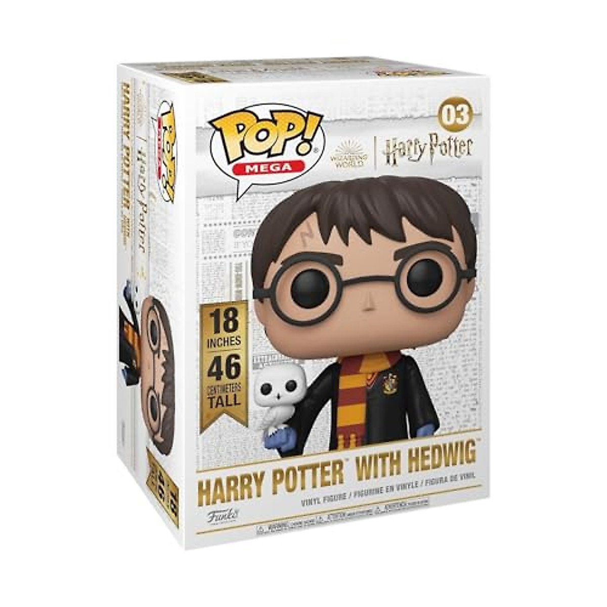 Funko Pop! 18 Inch Harry Potter with Hedwig Super Sized Pop! Vinyl Figure