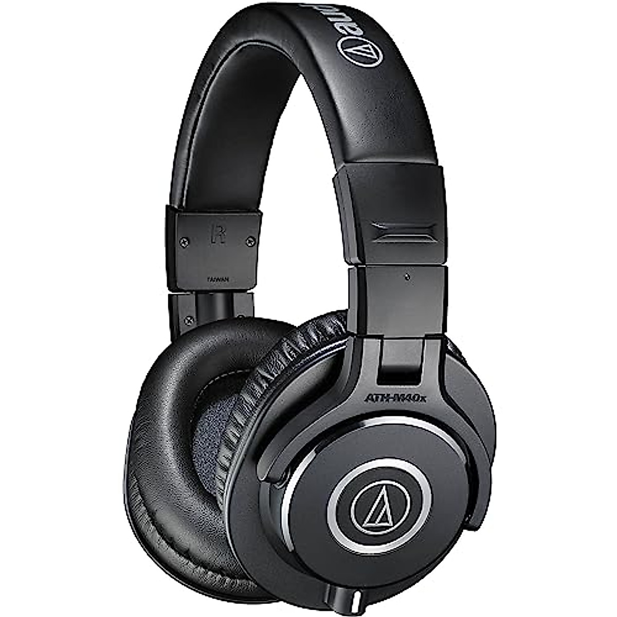 Audio-Technica ATH-M40x Professional Studio Monitor Headphones + Slappa Full Sized HardBody PRO Headphone Case (SL-HP-07)
