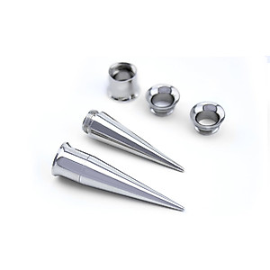 Urban Body Jewelry 9mm Stainless Steel Taper & Tunnel Ear Stretching Kit (6 Pieces)