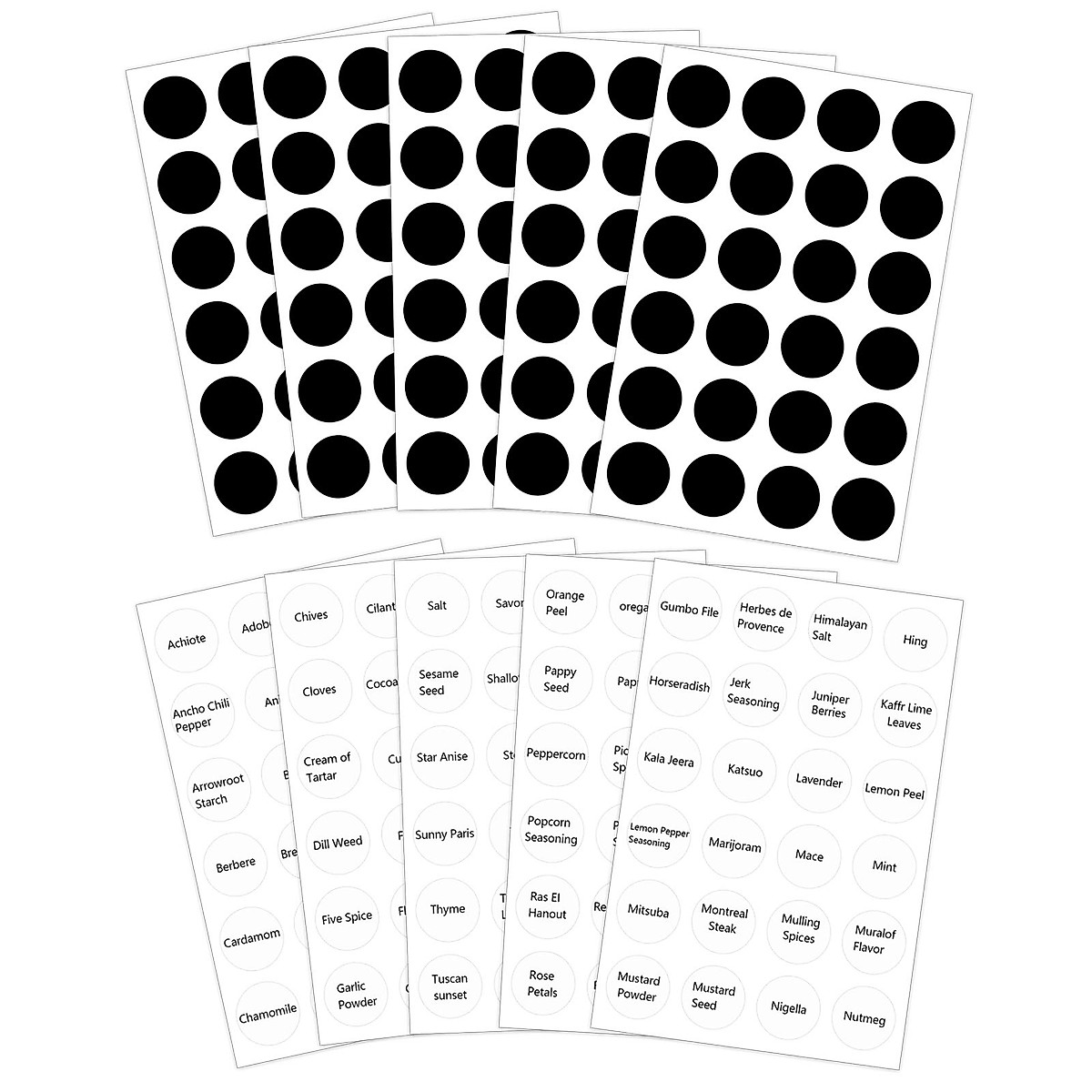 Bekith 20 Pack Magnetic Spice Tins Storage Spice Containers, Clear Top Lid with Sift or Pour, Magnetic on Refrigerator and Grill, 240 PVC Spice Label Set