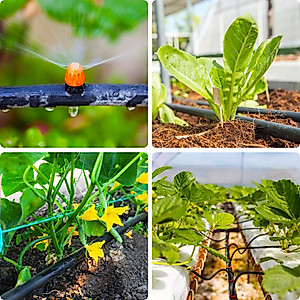 JAYEE 25 Pack Drip Irrigation Barbed Coupling Fittings (17mm) for 1/2" Drip Hose(0.600”ID), Sprinkler Tubing Connector for Drip System