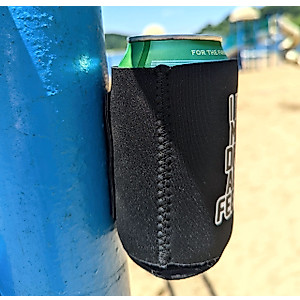 Blank Magnetic Can Coolie (6 Pack Black)