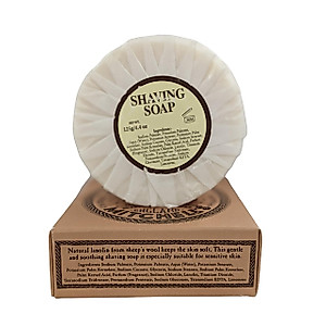 2-Pack of Mitchell's Wool Fat Shave Soap Refill - 2 Pack!