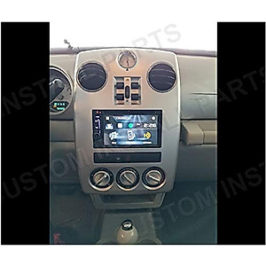 Aftermarket Double Din Radio Stereo Bezel Install Installation Kit + Standard Wire Harness + Antenna Adapter Compatible with Chrysler Pt Cruiser 2006-2010