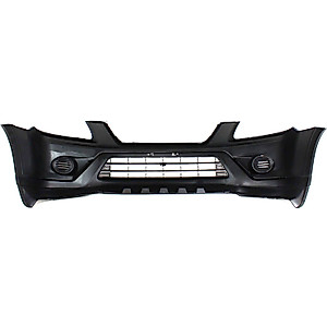 Evan Fischer Front Bumper Cover Compatible with 2005-2006 Honda CR-V Textured EX/LX Models Japan/UK Built