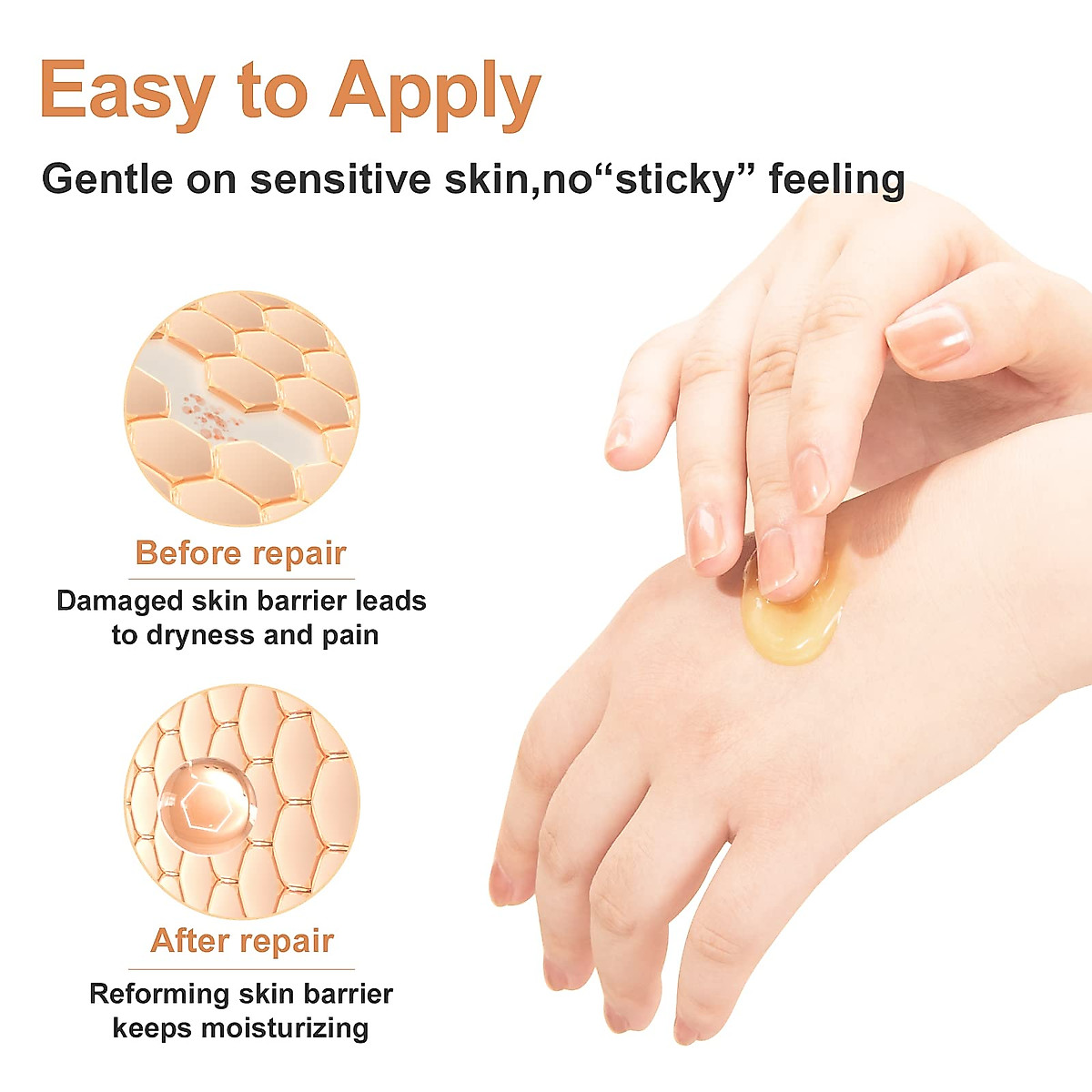 NCVI Pure Lanolin Nipple Cream for Breastfeeding, Nipple Crack Relief Care Cream for Breastfeeding Pain Suitable for Nursing Mothers/Pregnant Women, 100% Natural Ingredient -1.41 Ounces