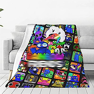 Game Blanket Soft Warm Cartoon Blanket Couch Throw Blankets Bed Blanket for Adults and Kids 4-50"×40"