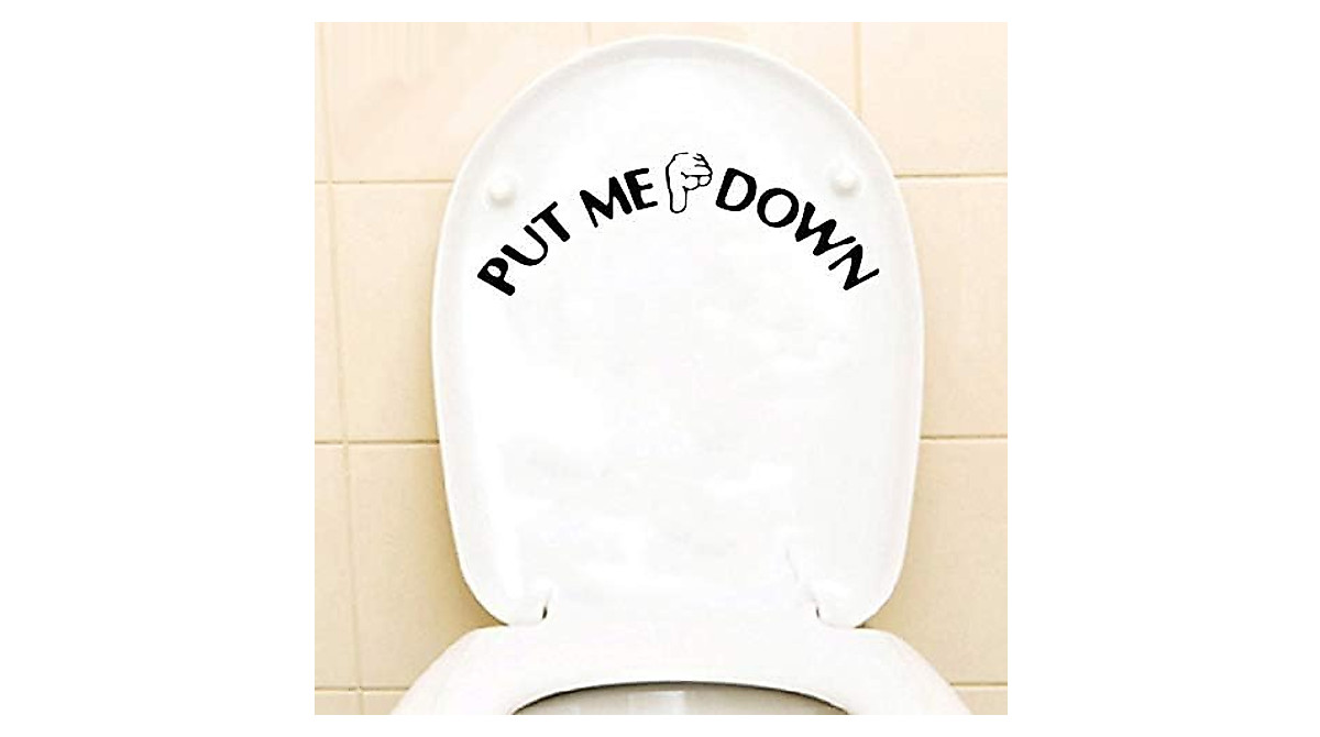 POPIGIST 3pcs Toilet Wall Stickers – Fun Kids Potty Training Decals
