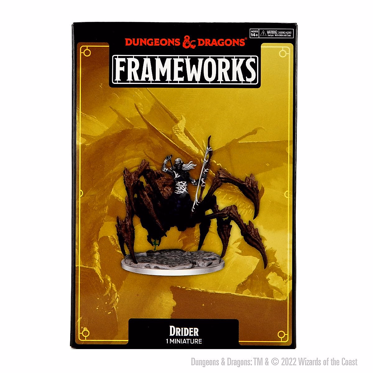 WizKids D&D Frameworks: Drider - Unpainted and Unassembled