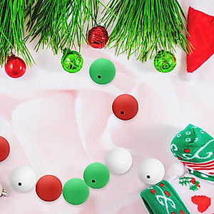 100 Pieces 15mm Round Silicone Beads DIY Necklace Bracelet Beads Set for Crafts Bracelet Jewelry