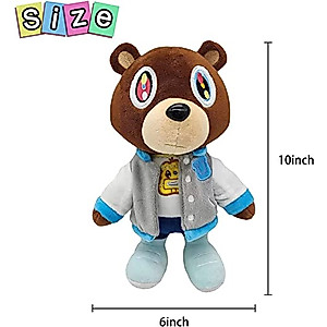 LSHUQING Bear Plush Toy Stuffed Animal Plushie Doll Toys Gift for Kids Children 10inch