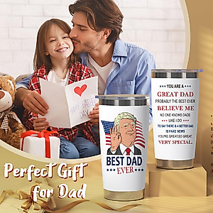 Gifts for Dad from Daughter, Son, Kids on Fathers Day, Christmas, Birthday - Funny Fathers Day Tumbler - Present for Father - Dad Tumbler 20oz