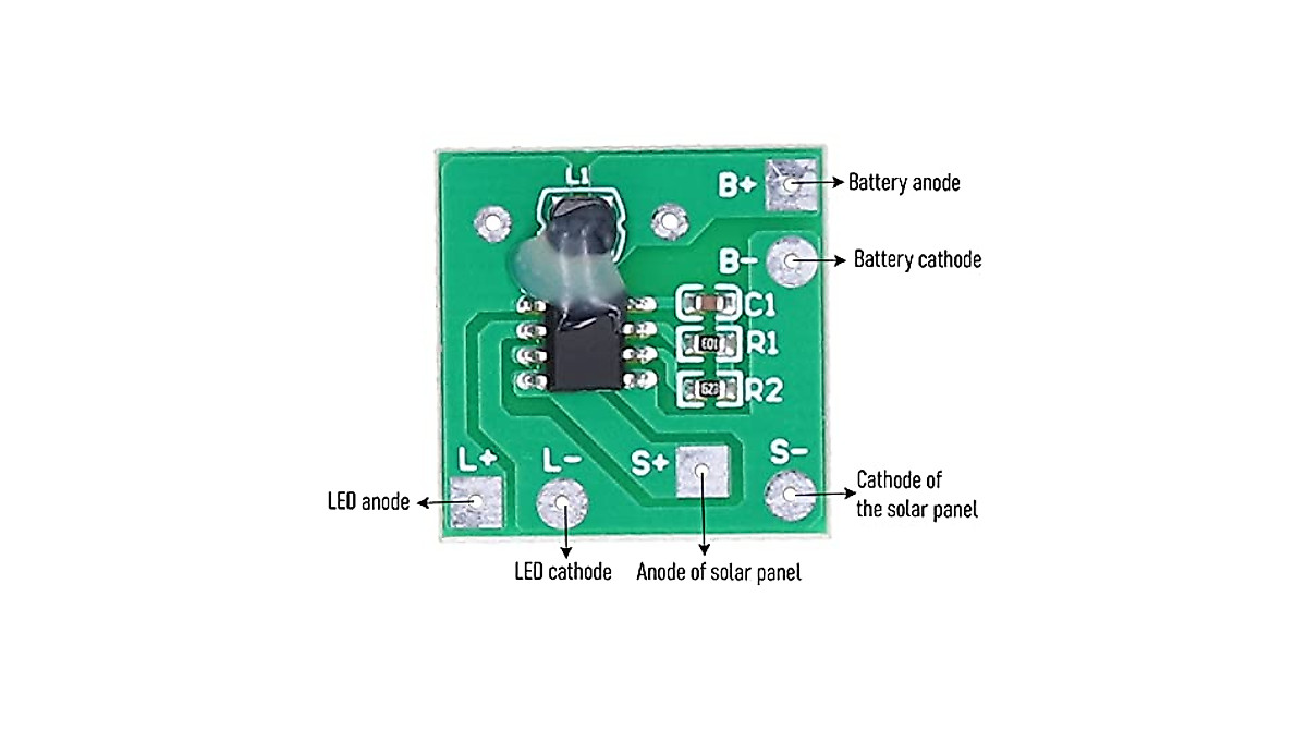5pcs Solar Lamp Controller Module - Versatile Charging Solution