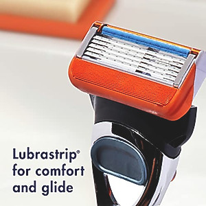 Gillette Fusion5 Power Mens Razor Blade Refills, 8 Count, Lubrastrip for a More Comfortable Shave