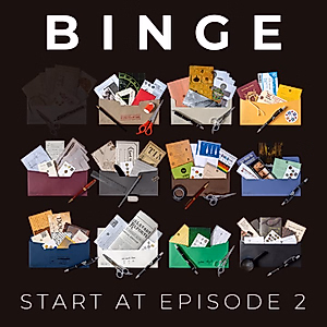 Escape Mail: Binge Bundle - Gripping Escape Room Game in an Envelope, Immersive Storyline The Family Will Love Or for Date Night, Age 10+ (Standard Difficulty, Episodes 2-12)