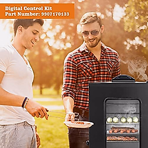 Replacement 9907170133 Digital Control Panel for Masterbuilt MB20071418, MB21071218, MB21072319, MB21072719 and Other Models Digital Electric Smoker