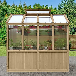 Yardistry 6.7' x 7.8' Meridian Greenhouse