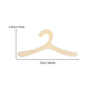 Ipetboom Cat Clothes Hangers, 40 Pcs Cat Clothes Rack Pet Costume Rack Dog Clothes Closet Doll Hangers