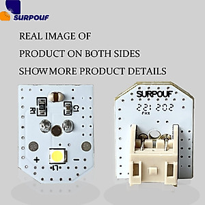 SURPOUF WR55X11132 Refrigerator Light Bulb Fits for GE LED Light Replaces WR55X25754 WR55X26486 WR55X30603 3033142 AP5646375 PS4704284 EAP12172918