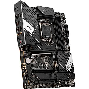 MSI PRO Z790-A WiFi ProSeries Motherboard (Supports 12th/13th Gen Intel Processors, LGA 1700, DDR5, PCIe 5.0, M.2, 2.5Gbps LAN, USB 3.2 Gen2, Wi-Fi 6E, ATX)