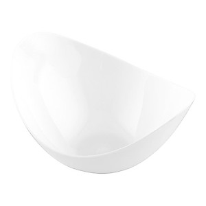 Restaurantware 2 Ounce Sauce Dishes 100 Oval Dipping Cups - Mini Sized Disposable White Plastic Soy Sauce Bowls Unique Design For Appetizers Sauces Small Bites At Buffets Or Parties