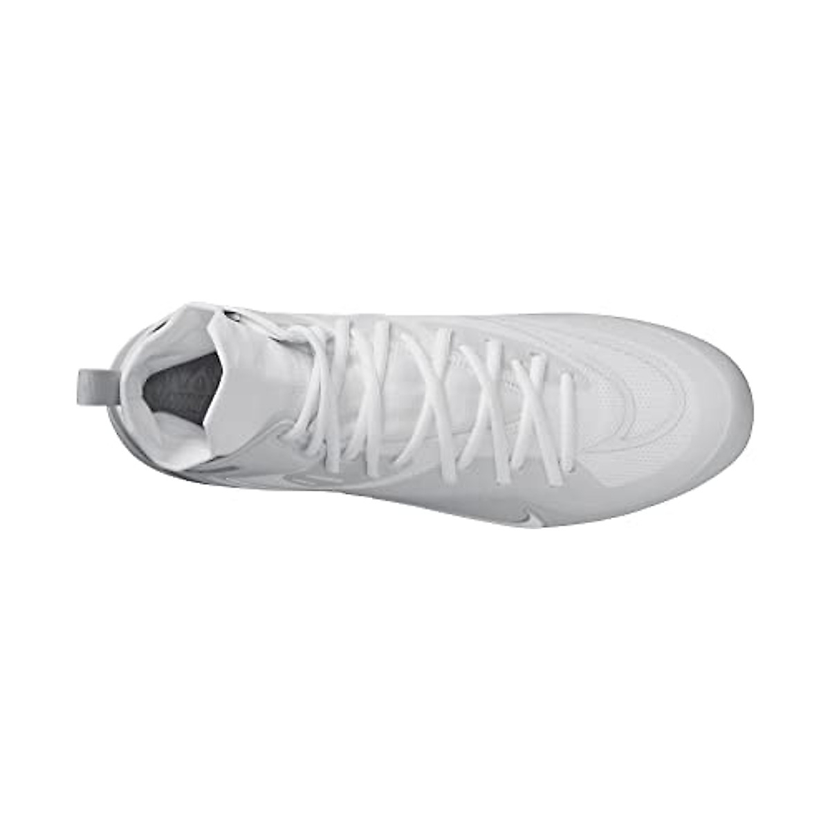 Nike Alpha Huarache 8 Elite CW4440-110 White/Pure Platinum/Wolf Grey Men's Lacrosse Cleats 7 US