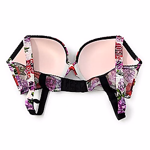 Victoria's Secret Very Sexy Push Up Bra, White/Spring Floral, 38B
