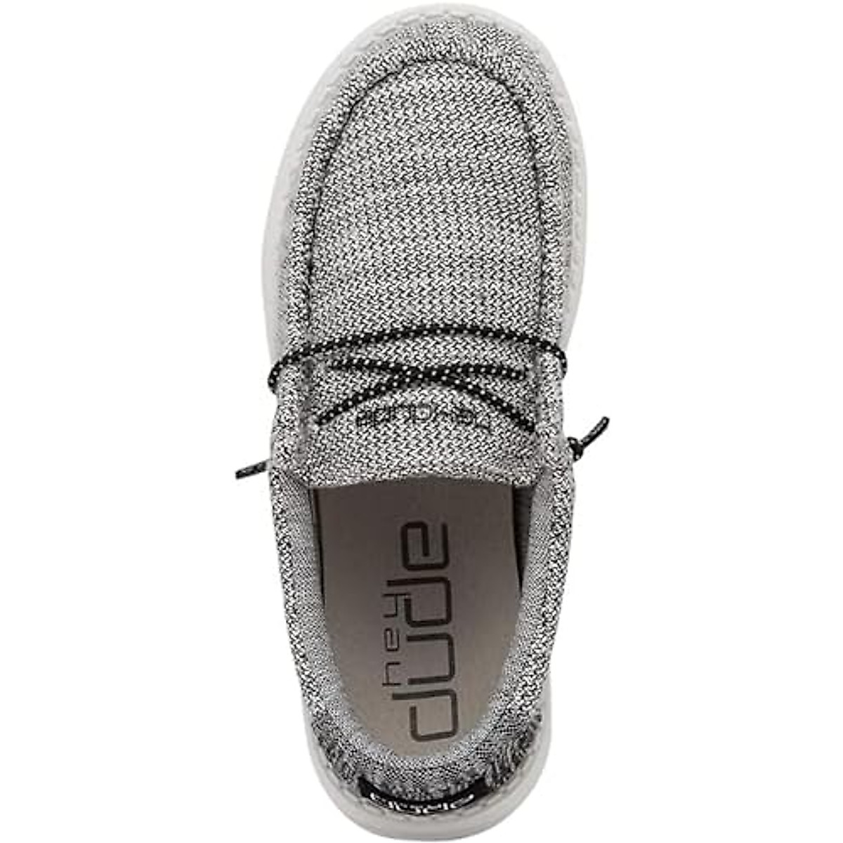 Hey Dude Boy's Wally Youth Stretch Yin Yang Size 2 | Boy’s Shoes | Boy's Lace Up Loafers | Comfortable & Light-Weight…