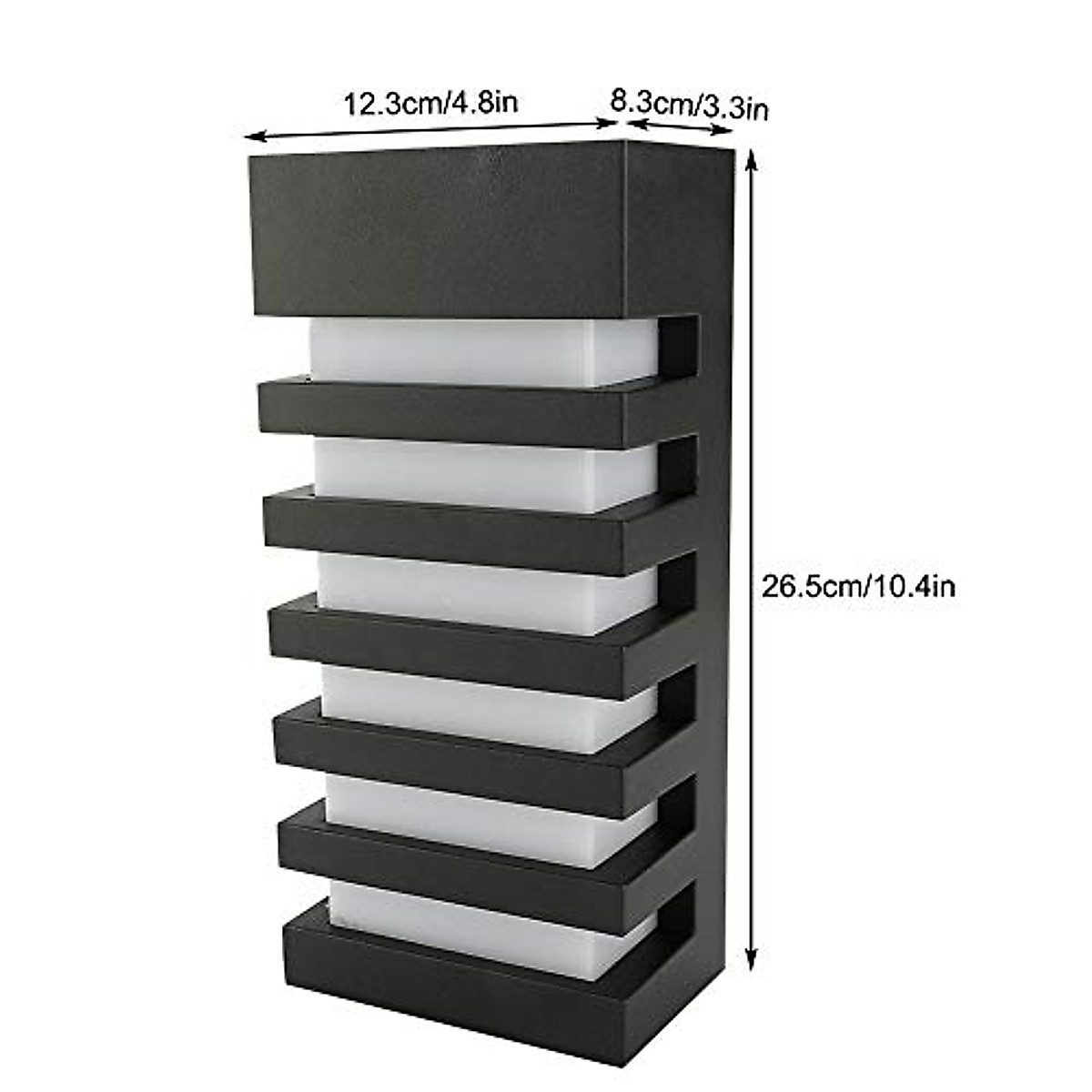 Oreilet Waterproof Wall Lamp, Wall Lamps, Led Wall Lamp Courtyard for Bar Home Garden