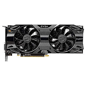 EVGA 08G-P4-3067-KR GeForce RTX 2060 Super SC Ultra Gaming, 8GB GDDR6, Dual HDB Fans, Metal Backplate