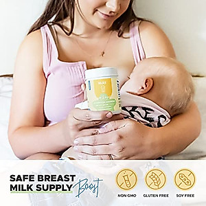 MAJKA Organic Hydration Booster Powder for Lactating, Nursing, Pregnant Moms, Safe Supplement for Pregnancy and Breastfeeding for Energy, Breast Milk Supply, Vegan, Gluten Free (Coconut, 30 Servings)