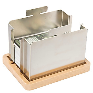 Monster Misdirection Theft-Deterrent TCG Wooden Deck Box- Fake Latch Won't Open, Slide Secret Anti-Theft Puzzle Top Lock To Open- compatible with MTG, Magic the Gathering, Yugioh & Pokémon decks