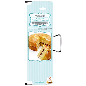 KitchenCraft Sweetly Does It Cake Leveller/Layer Cutter Wire, Carbon Steel, 40 cm