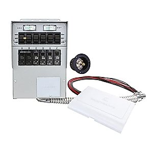 306A Pro/Tran2 30-Amp 6-Circuit 2 Manual Transfer Switch with Optional Power Inlet