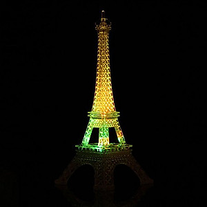 Colorful Eiffel Tower Lighting Desk Bedroom Decoration LED Lamp (7.6 Inch)