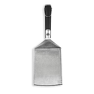Pit Boss Grills Soft Touch Big Head Spatula, Black/Silver large