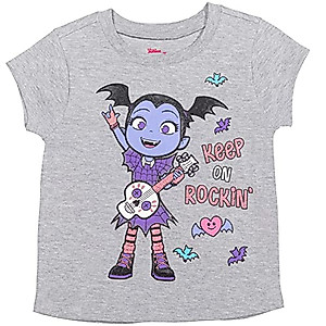 Disney Sofia The First Minnie Mouse Vampirina Fancy Nancy Little Girls 4 Pack T-Shirts Multicolor 6X
