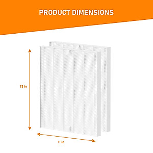 C545 True HEPA Replacement Filter S Compatible with Winix C545 Air Cleaner Purifier, Replaces Winix S Filter 1712-0096-00, 3 Pack HEPA Filtrer only