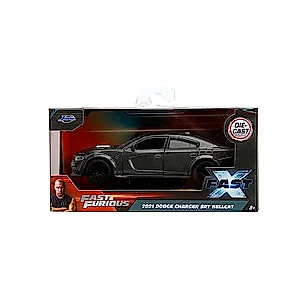 Fast & Furious 1:32 2021 Dodge Charger SRT Hellcat Die-Cast Car, Toys for Kids and Adults