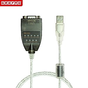 USB to RS-232 Serial Adapter w/LED Indicators Windows 11 Support