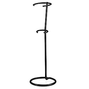 Zulay Kitchen Original Frother Stand for Milk Frothers - Heavy Duty, Premium Milk Frother Holder for Multiple Types of Handheld Frothers (Black)