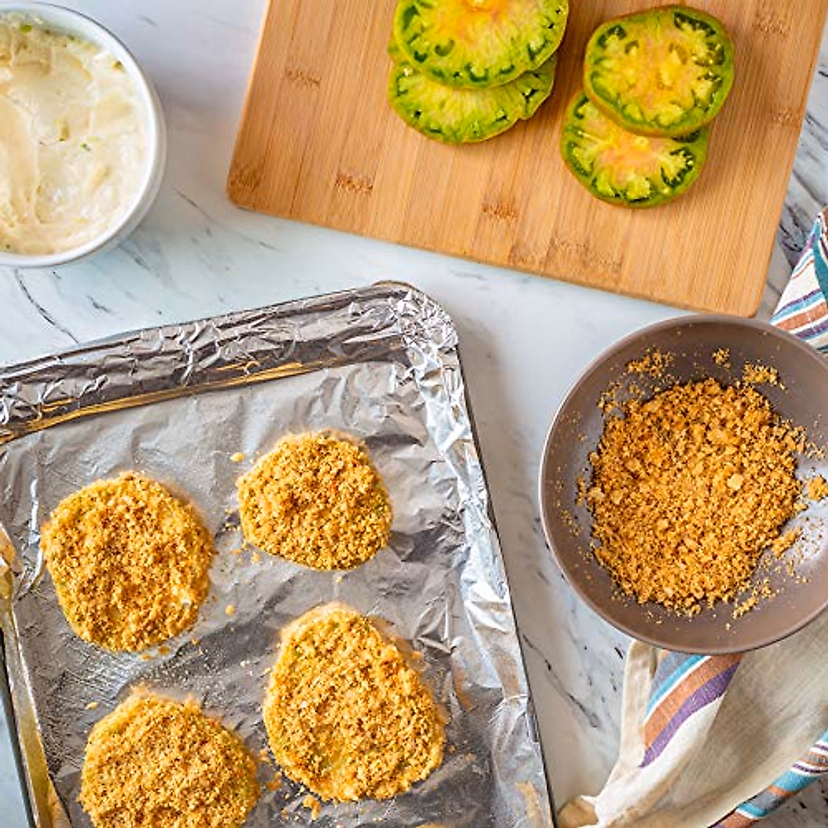 Pork Panko - 0 Carb Pork Rind Bread Crumbs - Keto and Paleo Friendly, Naturally Gluten-Free and Carb-Free (12oz Jar)