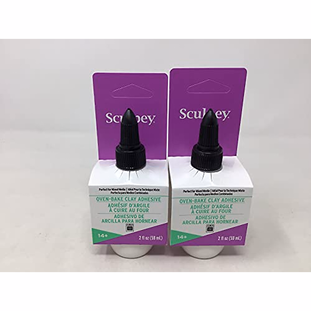 Sculpey Bake & Bond Bakeable Adhesive Clay for Oven-Bake Clay - Non-Toxic, Fun Projects, Great for All Clay Artists - 2-Ounces, 2-Pack