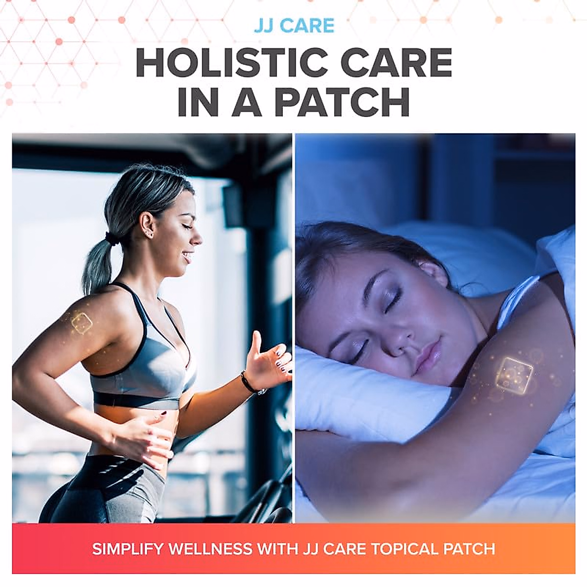 JJ CARE Multi Topical Patch (Pack of 60), Daily Use Topical Patch for 2 Months Supply, Essential Patches for Wellness Support