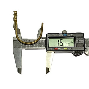 Amazing Drapery Hardware Drapery Hangers, 1/8 inch Steel Wire 10 Pack, 18 inch Wide